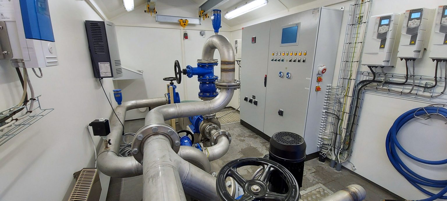 Monterer komplett trykkøkningsstasjon - vaforum